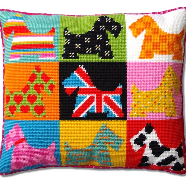 Dog Needlepoint - Etsy