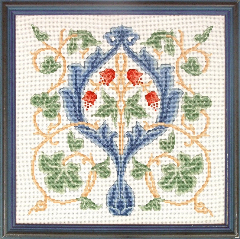 Cross Stitch, Floral, William Morris, Cross Stitch Pattern, Victorian ...