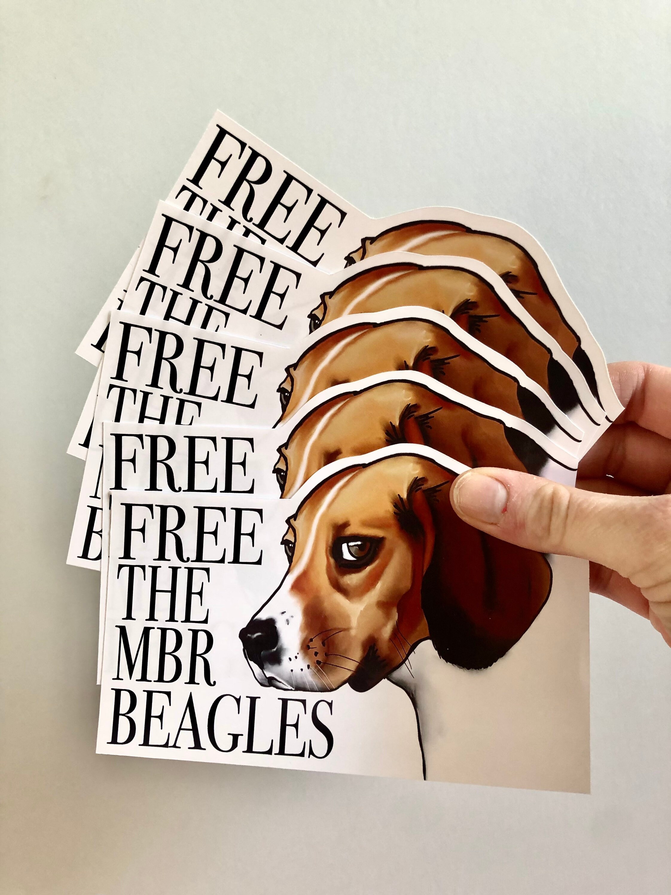 Free the MBR Beagles Sticker Bundle || Digital || Pack of 5, 10, 15, or ...