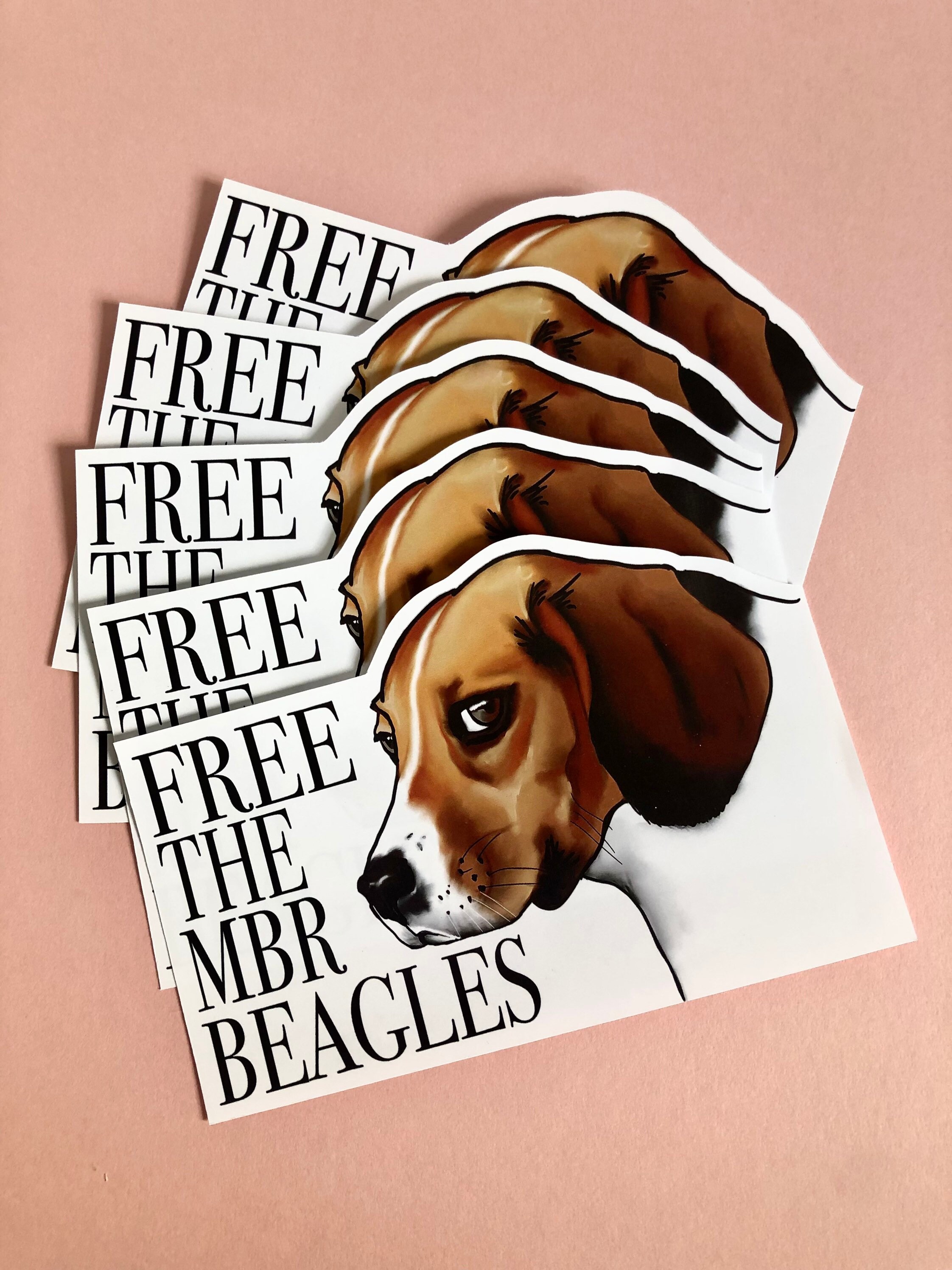 Free the MBR Beagles Sticker Bundle || Digital || Pack of 5, 10, 15, or ...