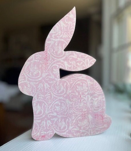 Wood Bunny Shelf Sitter Bunny Decor Rabbit Decor Spring - Etsy