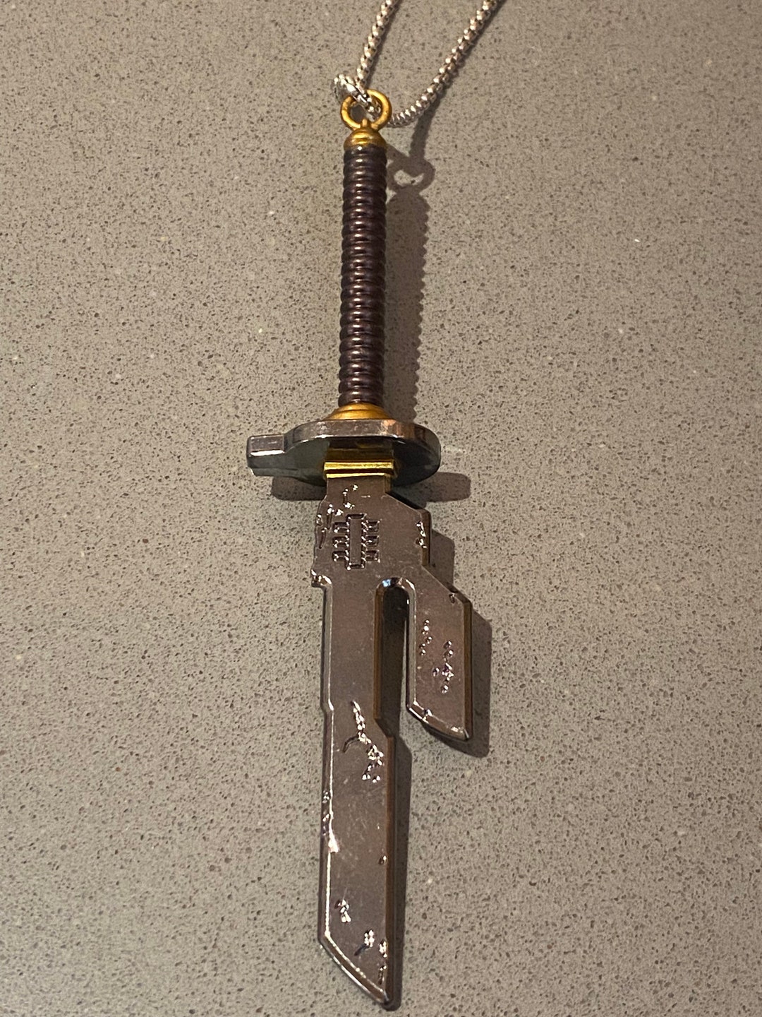 Toji Fushiguro Gunmetal Inverted Spear of Heaven Pendant Necklace - Etsy