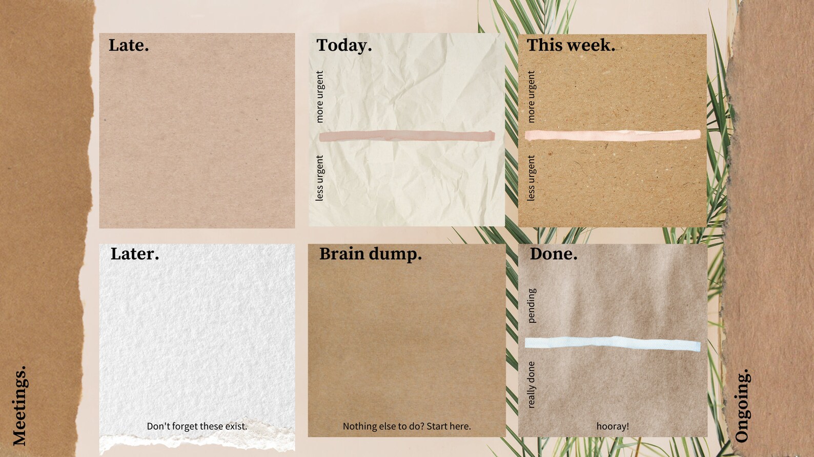 Boho Desktop Organizer Background Wallpaper Computer, Laptop, ADHD ...