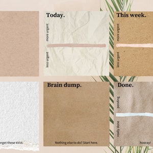 Boho Desktop Organizer Background Wallpaper Computer, Laptop, ADHD ...