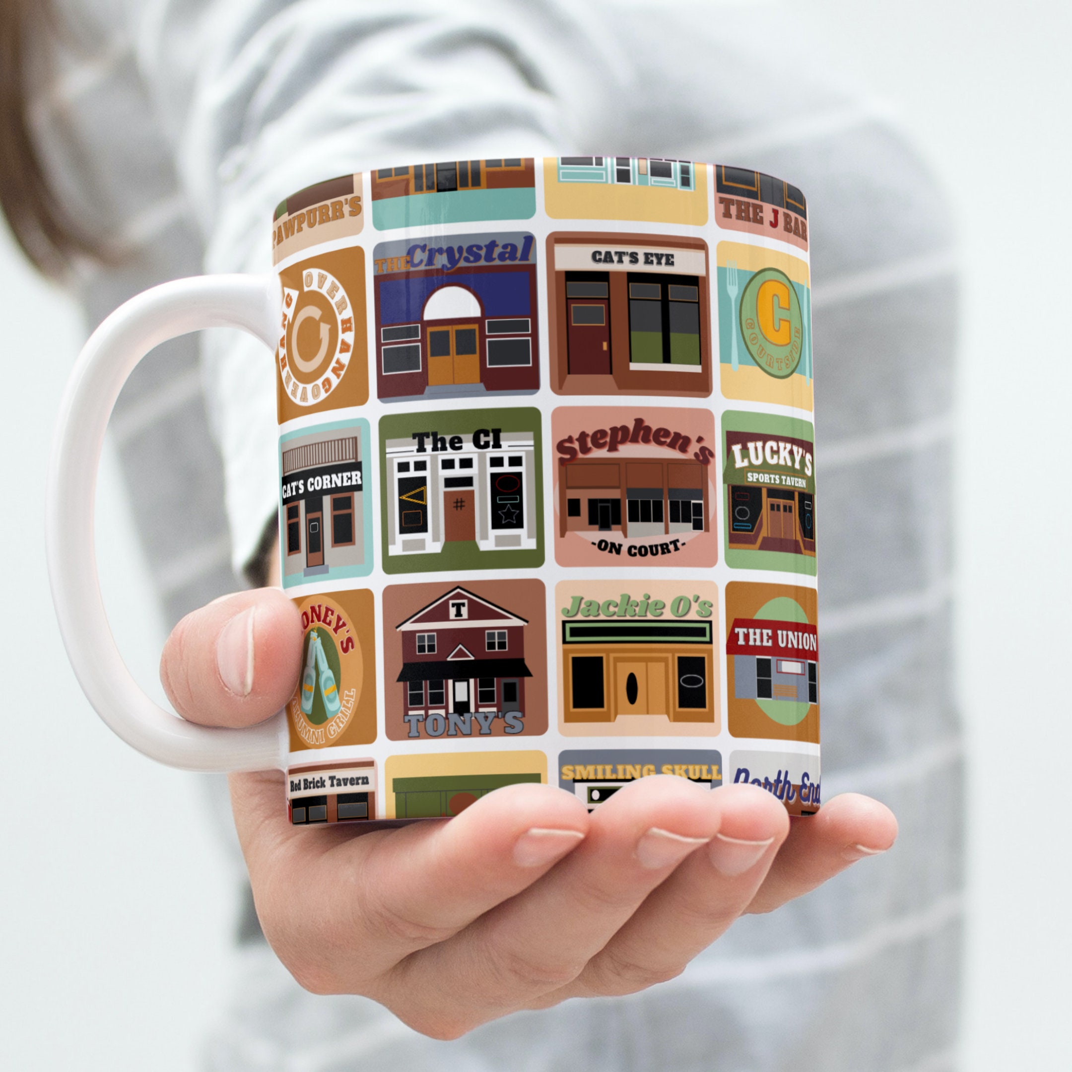 Athens Ohio Bars & Pubs Digital Design - Ohio University Poster ...
