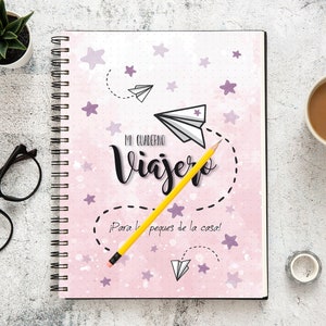 Cuaderno De VIAJES Para NIÑOS Diario De Viajes Cuaderno Viajero ...