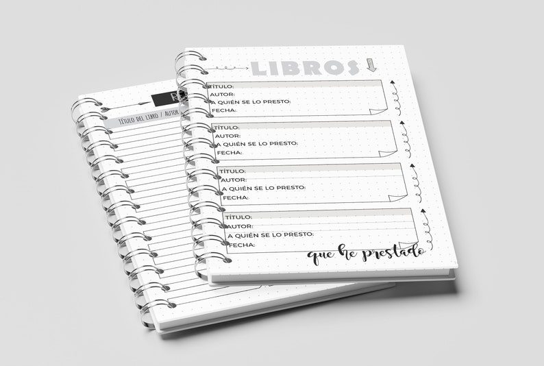 Cuaderno De Lecturas | Registro De LECTURAS | Diario Literario. Español ...