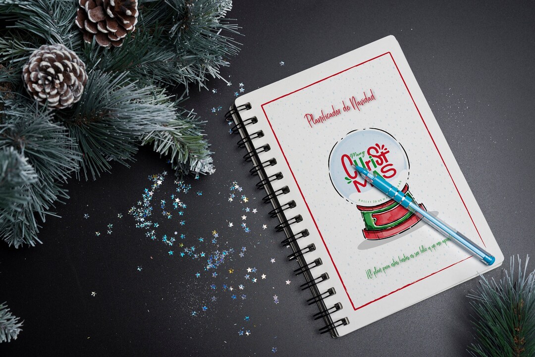 DIARIO De NAVIDAD Estilo Journal Imprimible En Español. Organizado ...