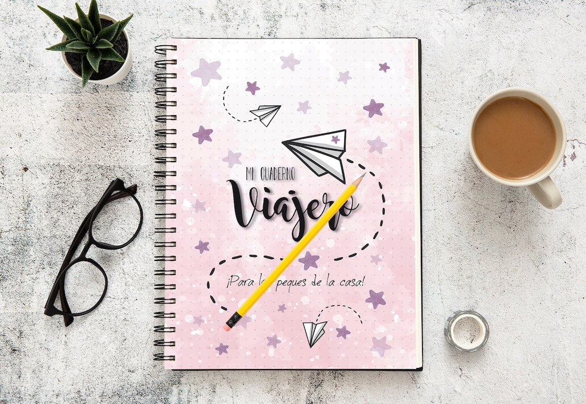 Cuaderno De VIAJES Para NIÑOS | Diario De Viajes | Cuaderno Viajero ...