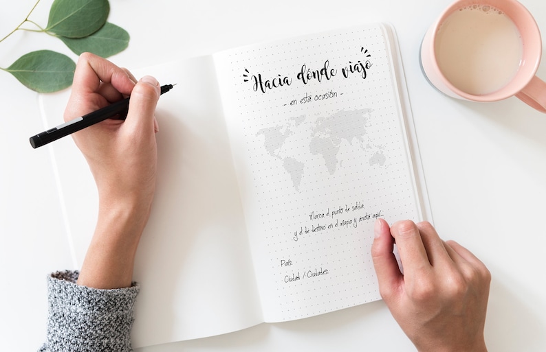 Cuaderno De VIAJES Para NIÑOS | Diario De Viajes | Cuaderno Viajero ...