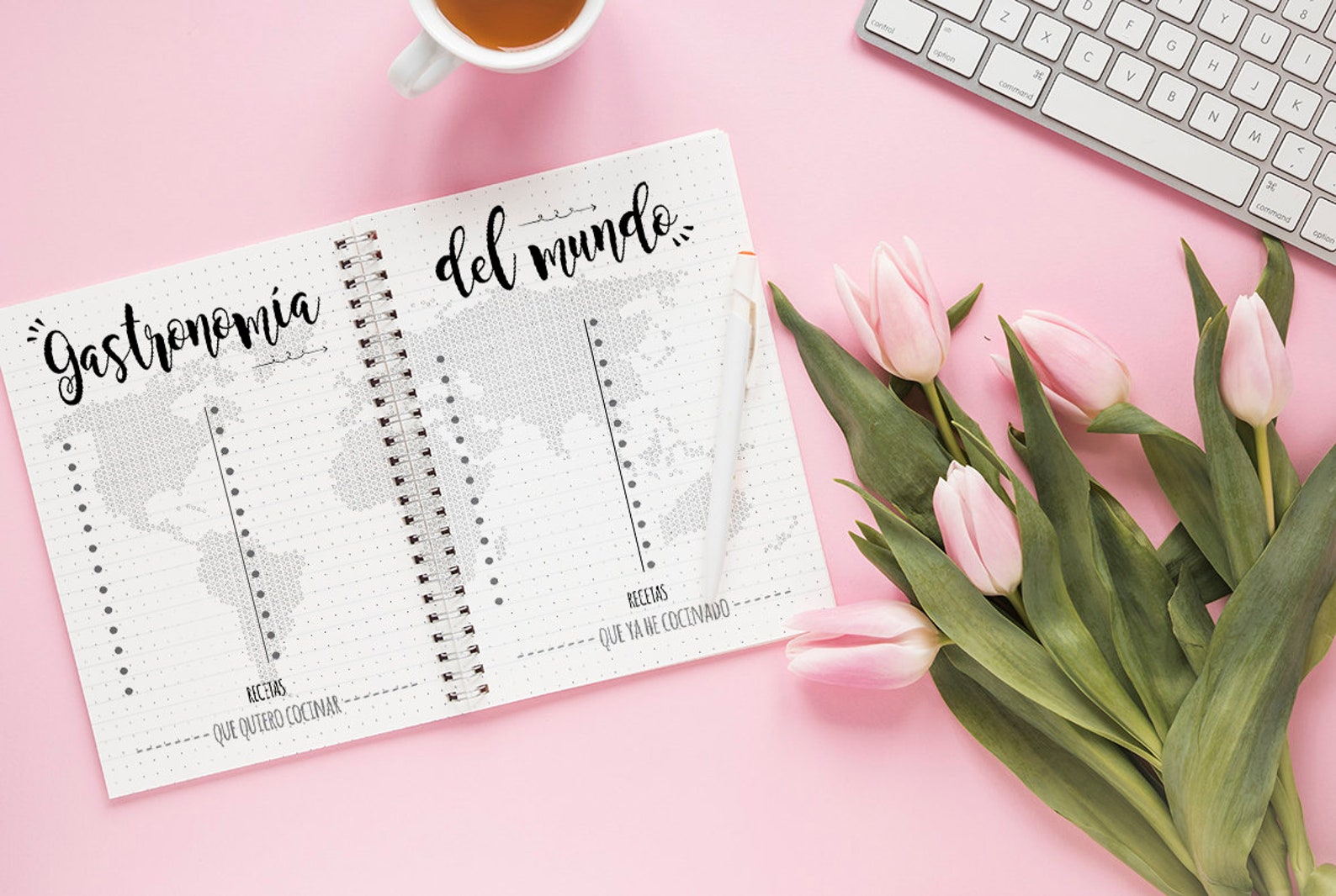 Libro De Recetas | Recetario | Diario De Recetas | Cuaderno Recetas ...