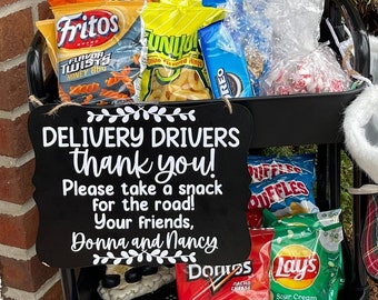 Printable 8.5x11 Delivery Driver Appreciation Signdelivery Driver Take ...
