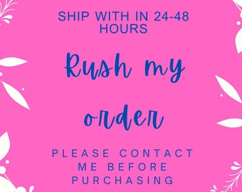 Rush My Order Rush Processing - Etsy