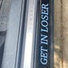 Get in Loser Vinyl Decal Sticker, Funny Seat Sticker for Car for ...