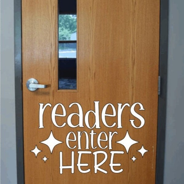 Reading Wall Decal - Etsy