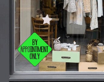 By Appointment Only Sticker - Etsy