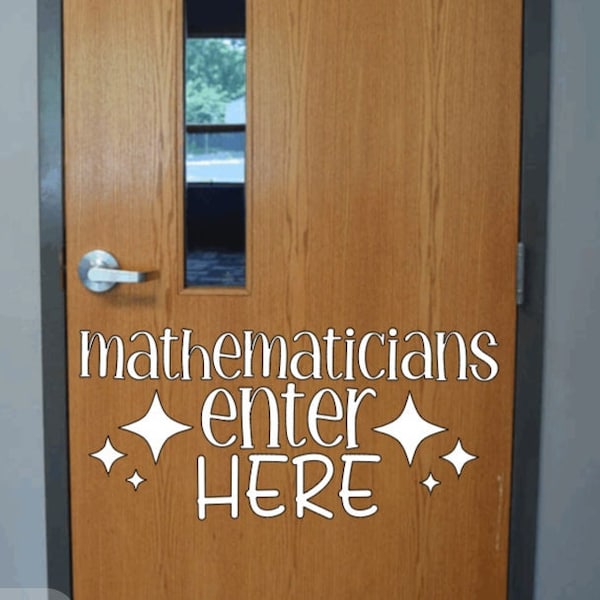 Math Vinyl Wall Decals - Etsy