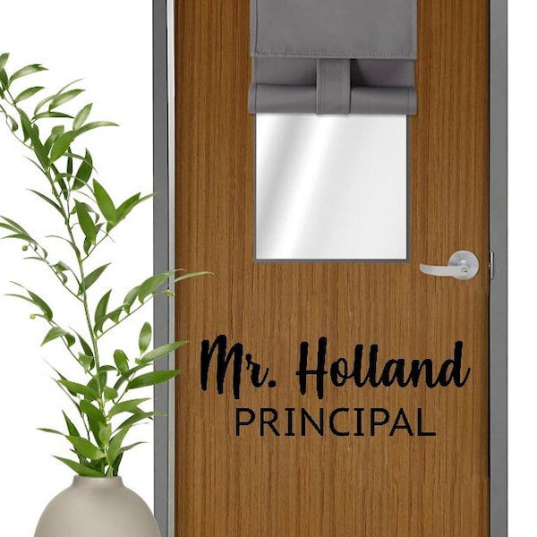 Principal Door Sticker - Etsy