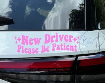 New Driver Car Decal - Etsy
