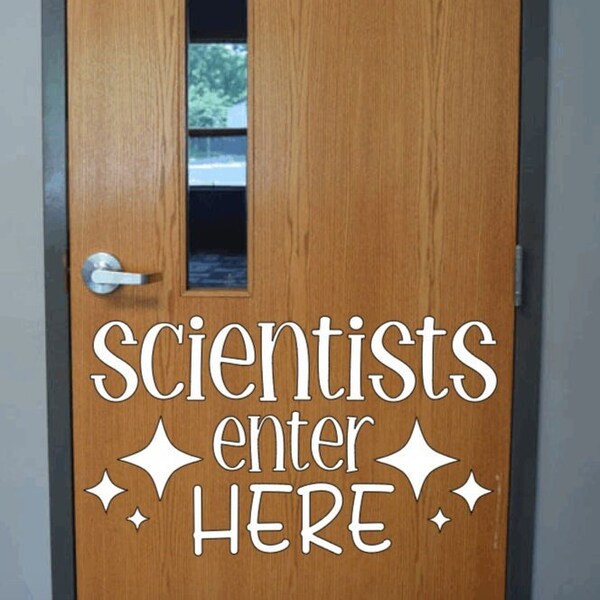 Science Classroom Door Decals - Etsy
