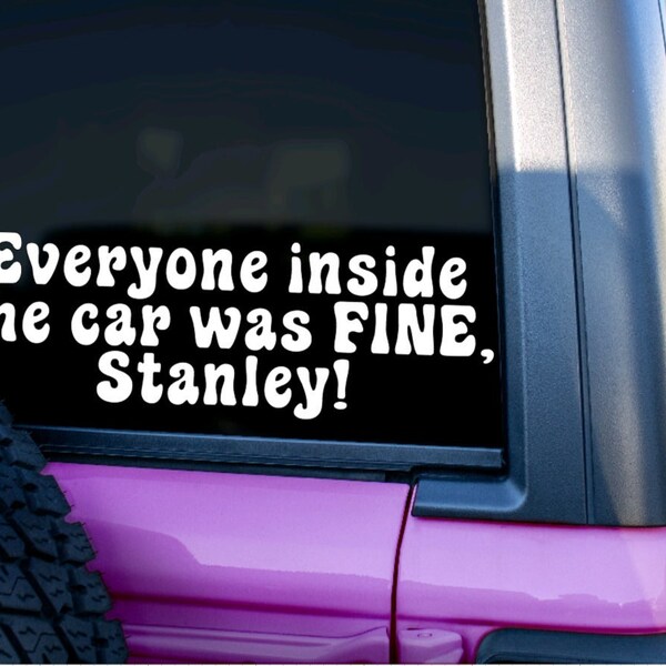 Inside Car Window Custom Decals - Etsy