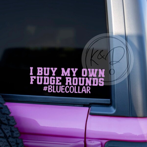 I Buy My Own Fudge Rounds Svg - Etsy