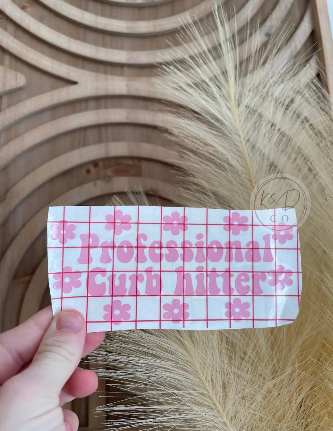 Professional Curb Hitter Vinyl Decal, Vinyl Decal Bumper Sticker, Boho ...