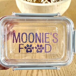 Dog Food Storage, Dog Pet Food Container, Doggie Daycare Lunchbox, Dog ...