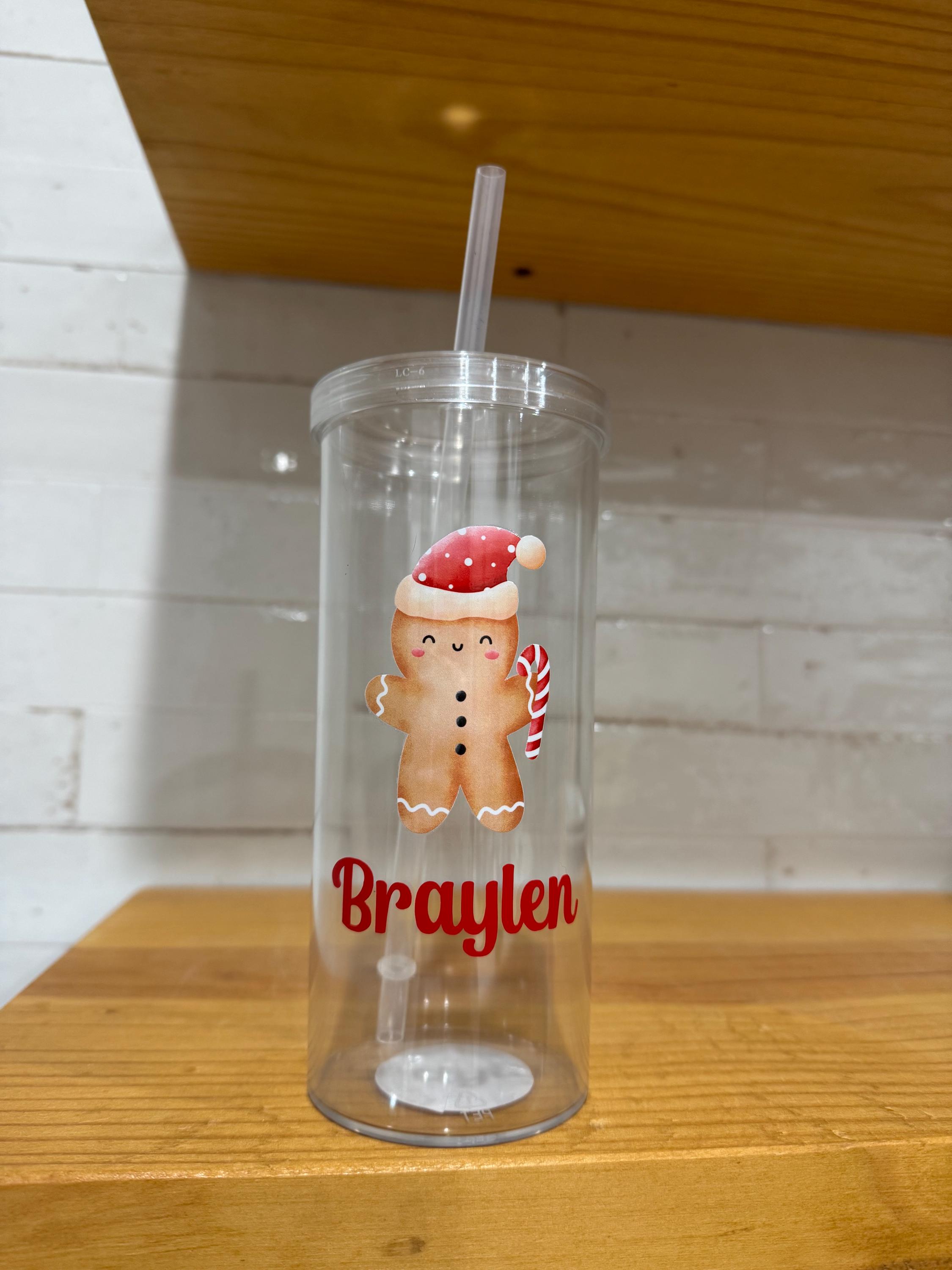 Kids Christmas Cups With Lid and Straw Kids Christmas Party Favors Kids ...
