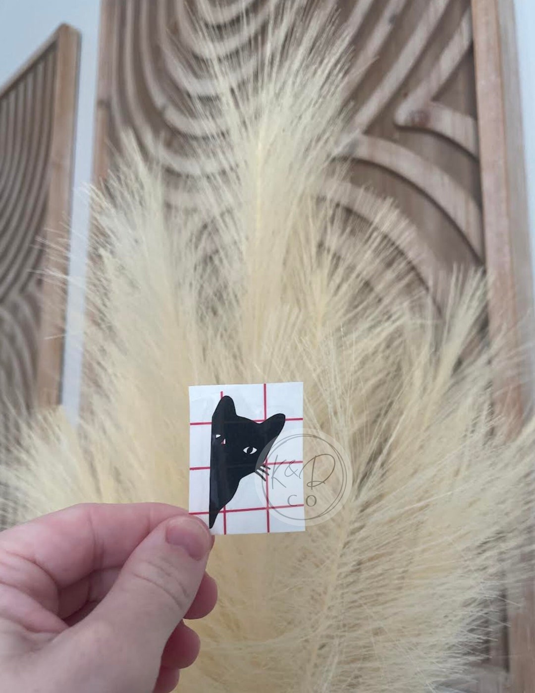 Cute Cat Peeker Mirror Decal, Peeker Decal, Rearview Mirror Decal, Meme ...
