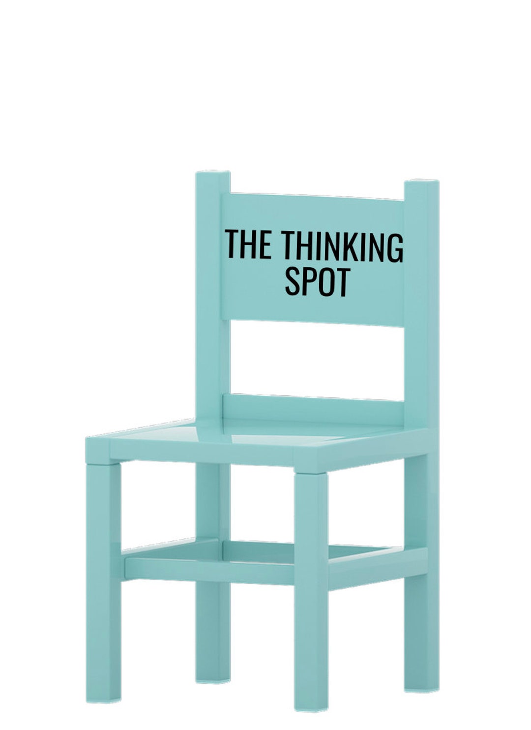 The Thinking Spot Vinyl Decal, Time Out Chair Vinyl Decal - Etsy