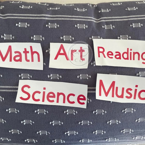 Subject Binder Labels - Etsy