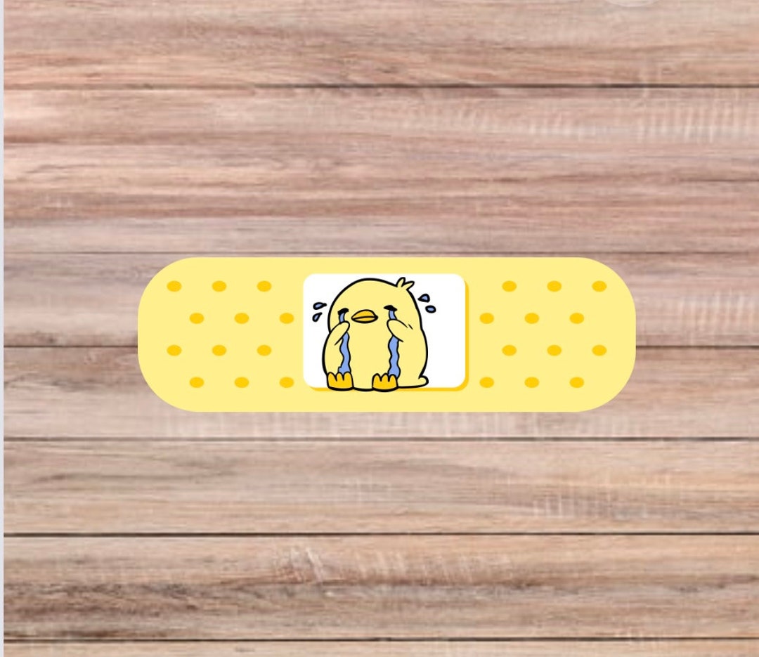 Crying Duck Car Bandages Vinyl Stickers, Literally Just a Girl Bumper ...
