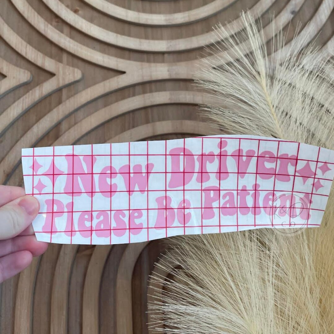 New Driver Decal, Beware Student Driver Decal, Student Teenager Driving ...