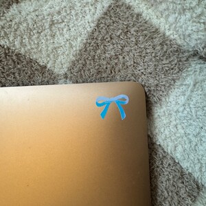 Pink Bow Vinyl Decal, Coquette Sticker, Trendy Pink Bow, Vinyl Soft ...