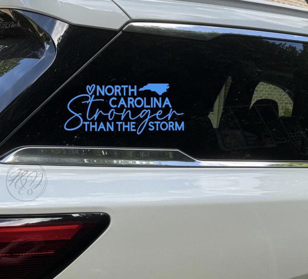 30% Donated WNC Western North Carolina Strong Car Decal Bumper Sticker ...