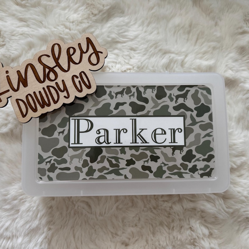 Customized Name Pencil Box - Etsy