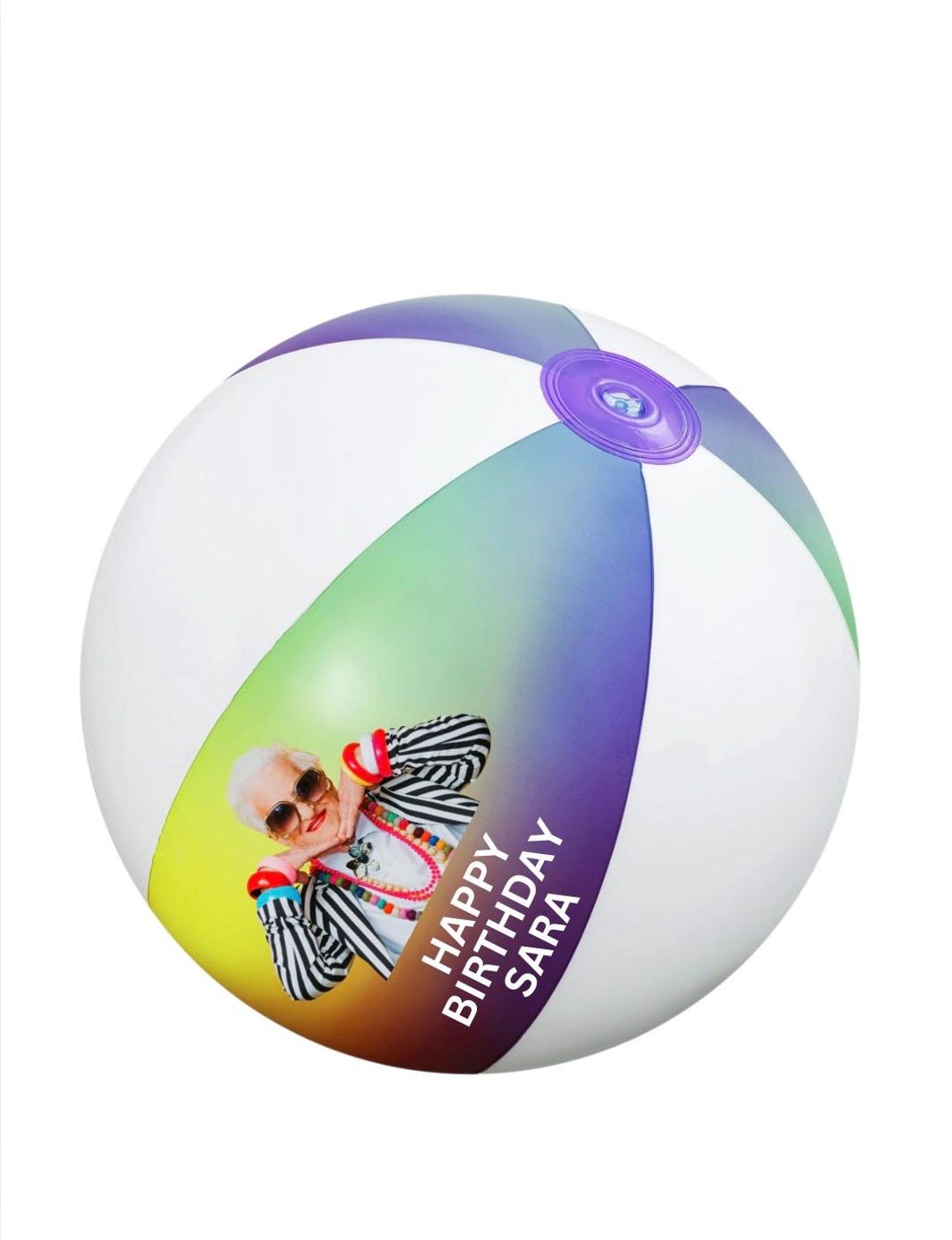 Custom Photo Beach Ball, Rainbow Company Toys, Beach Toys, Pool Beach ...