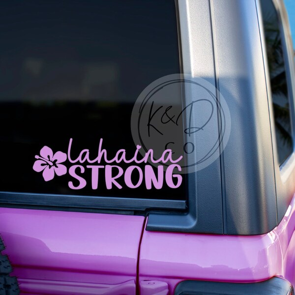 Lahaina Strong Decal - Etsy