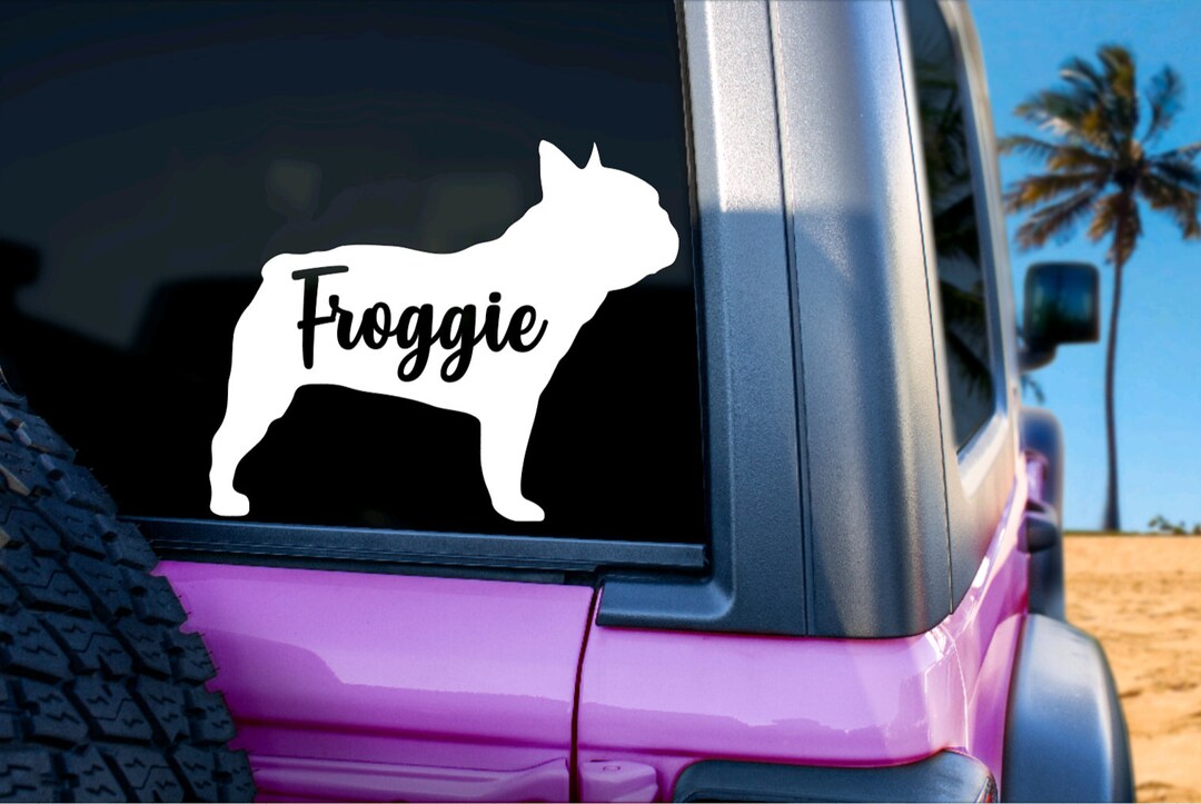 French Bulldog Vinyl Decal Frenchie Mom Personalized French - Etsy