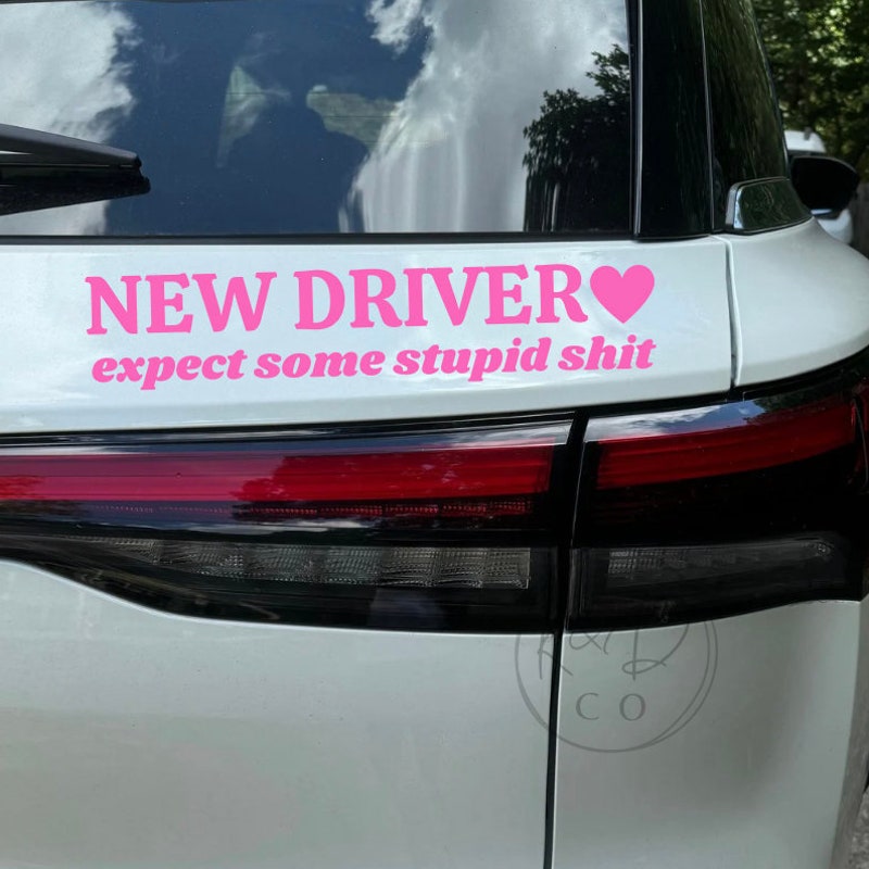 New Driver Sticker - Etsy