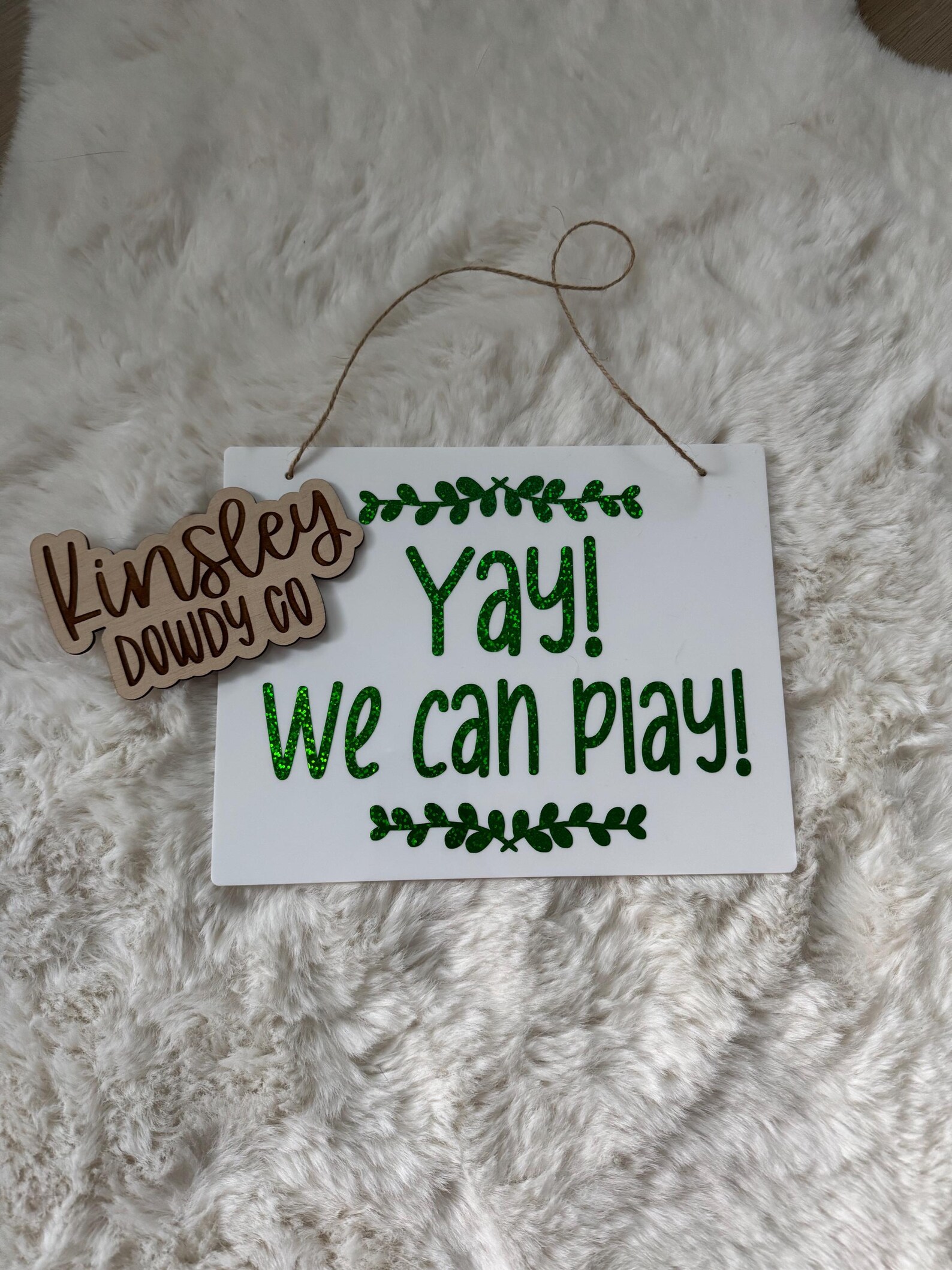 We Can't Play Sign, Yay! We Can Play! Front Door Sign, Do Not Disturb ...