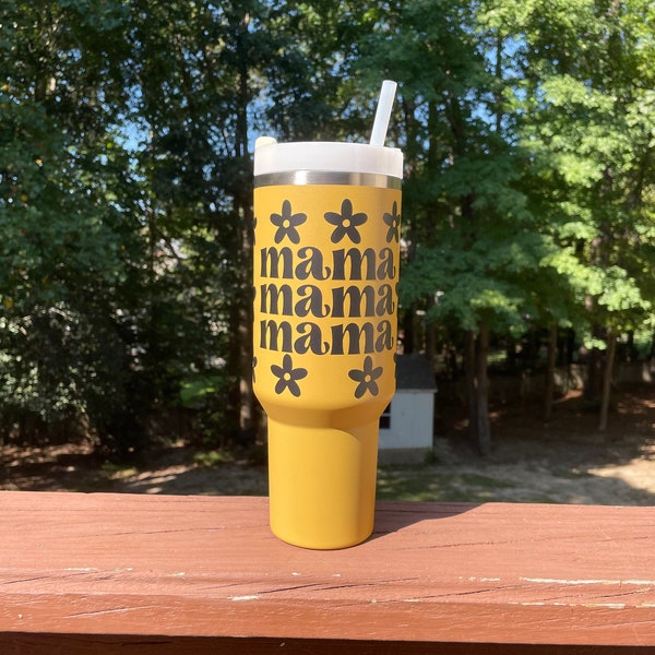 Stanley 40 Oz Tumbler Vinyl Decal Etsy