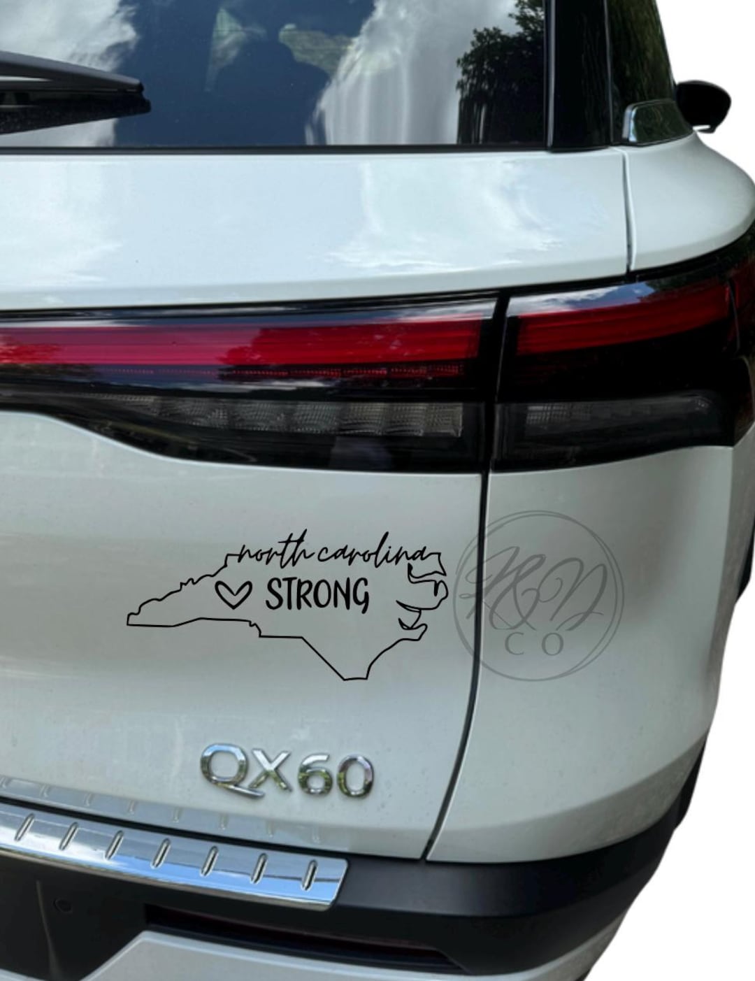 30% Donated WNC Western North Carolina Strong Car Decal Bumper Sticker ...