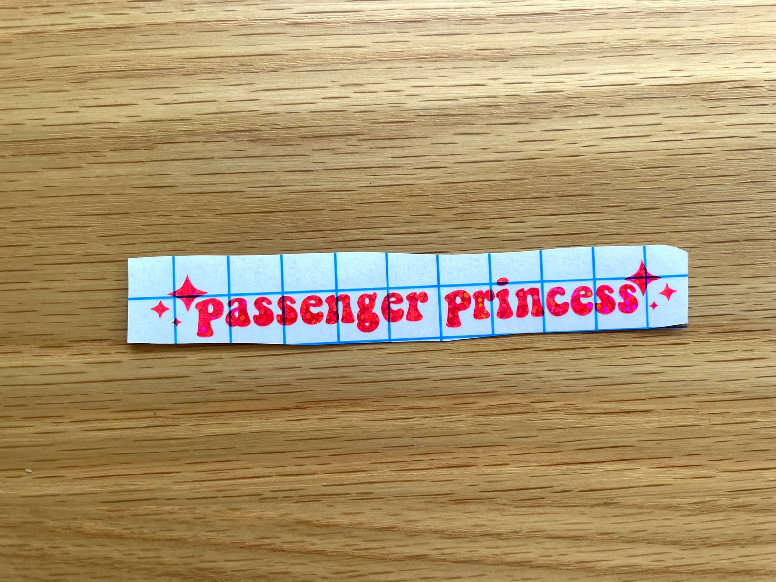 Passenger Princess Car Mirror Decal Tiny Decals Pink Car - Etsy