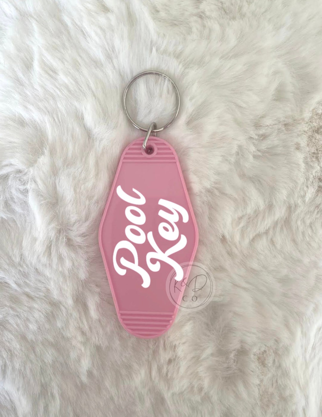 Pool Keychain, Motel Colorful Vintage Motel Keychain, Retro Pool ...