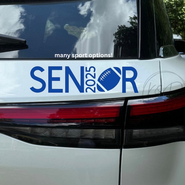 Senior Soccer 2025 Decal - Etsy