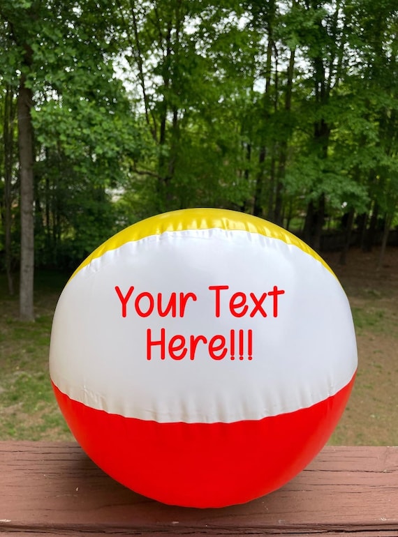 Custom Beach Ball Pool Toys Beach Toys Pool Beach Party - Etsy