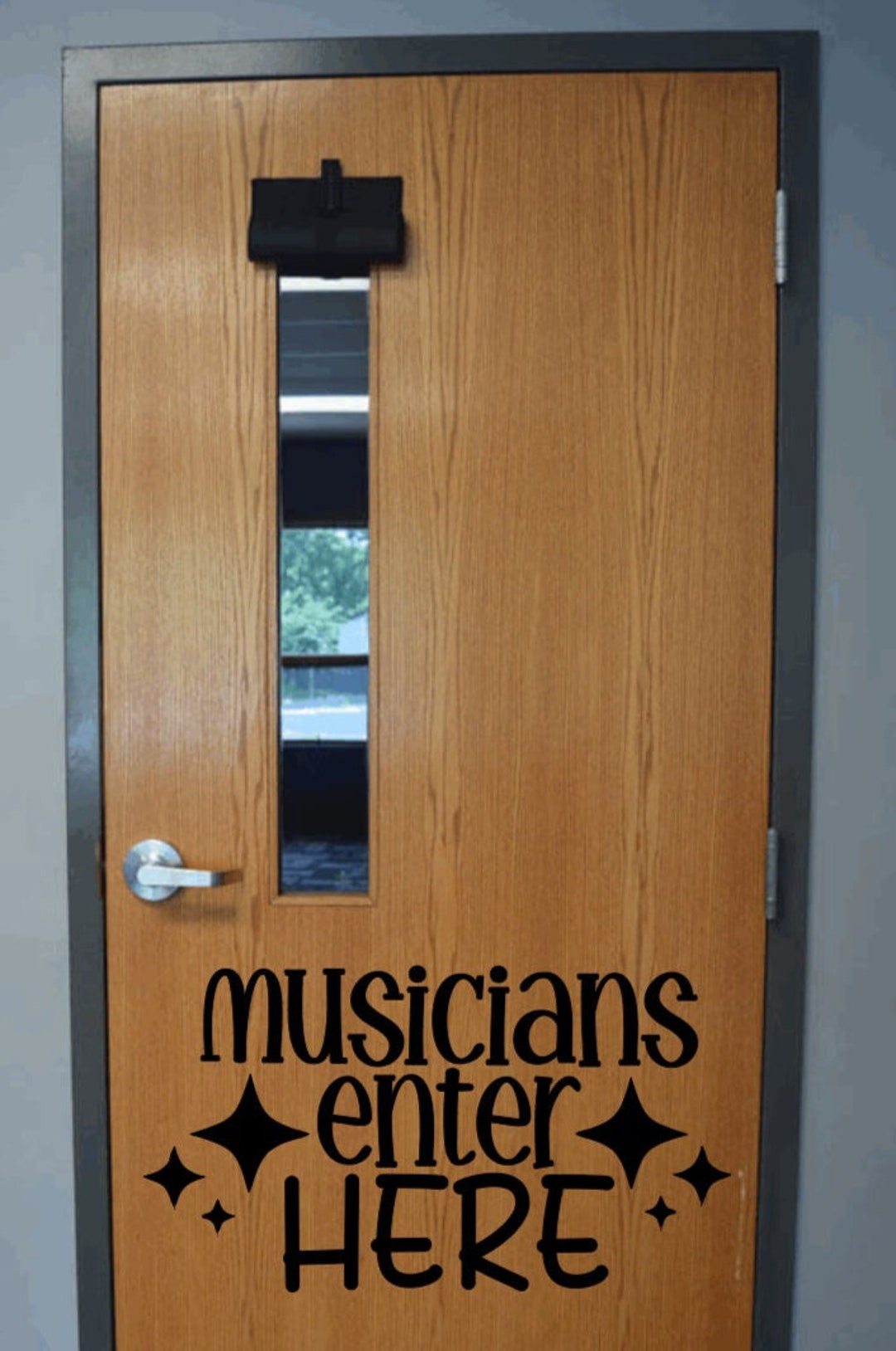 Musicians Enter Here Decal for Classroom Door, Classroom Door Sign ...