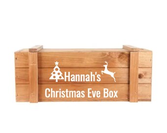 Christmas Eve Crate Decals - Etsy